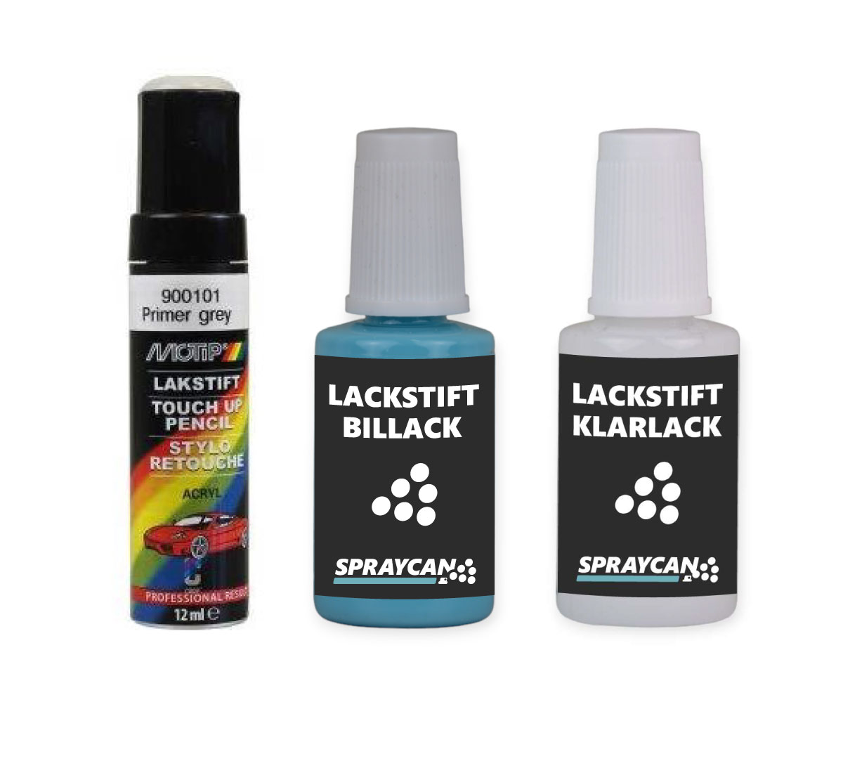 Lackstift kit | lackstift billack | Spraycan.se