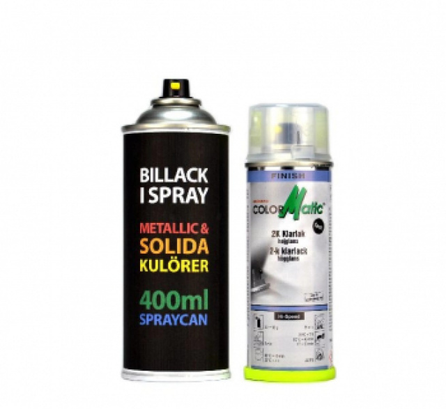 Bättringsfärg bil regnummer | Köp hos Spraycan.se