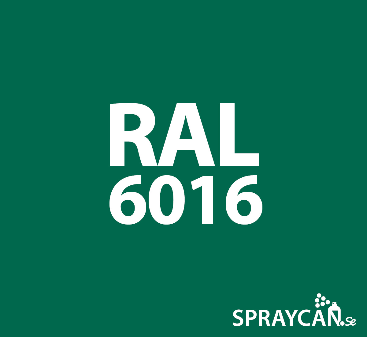 RAL 6016 Turquoise Green | Sprayfärg 400 ml