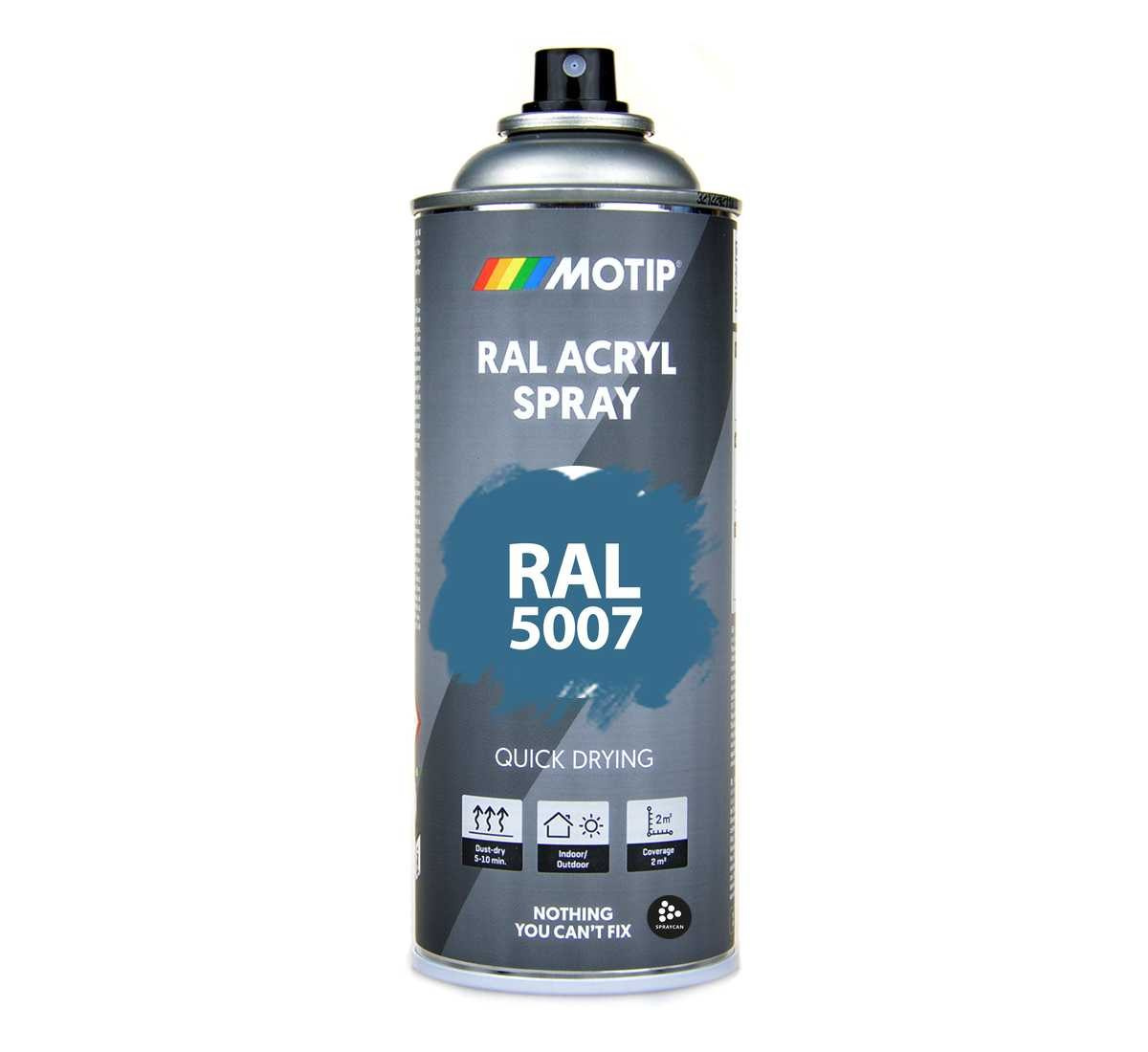 RAL 5007 Brillant Blue | RAL-kulörer på sprayburk
