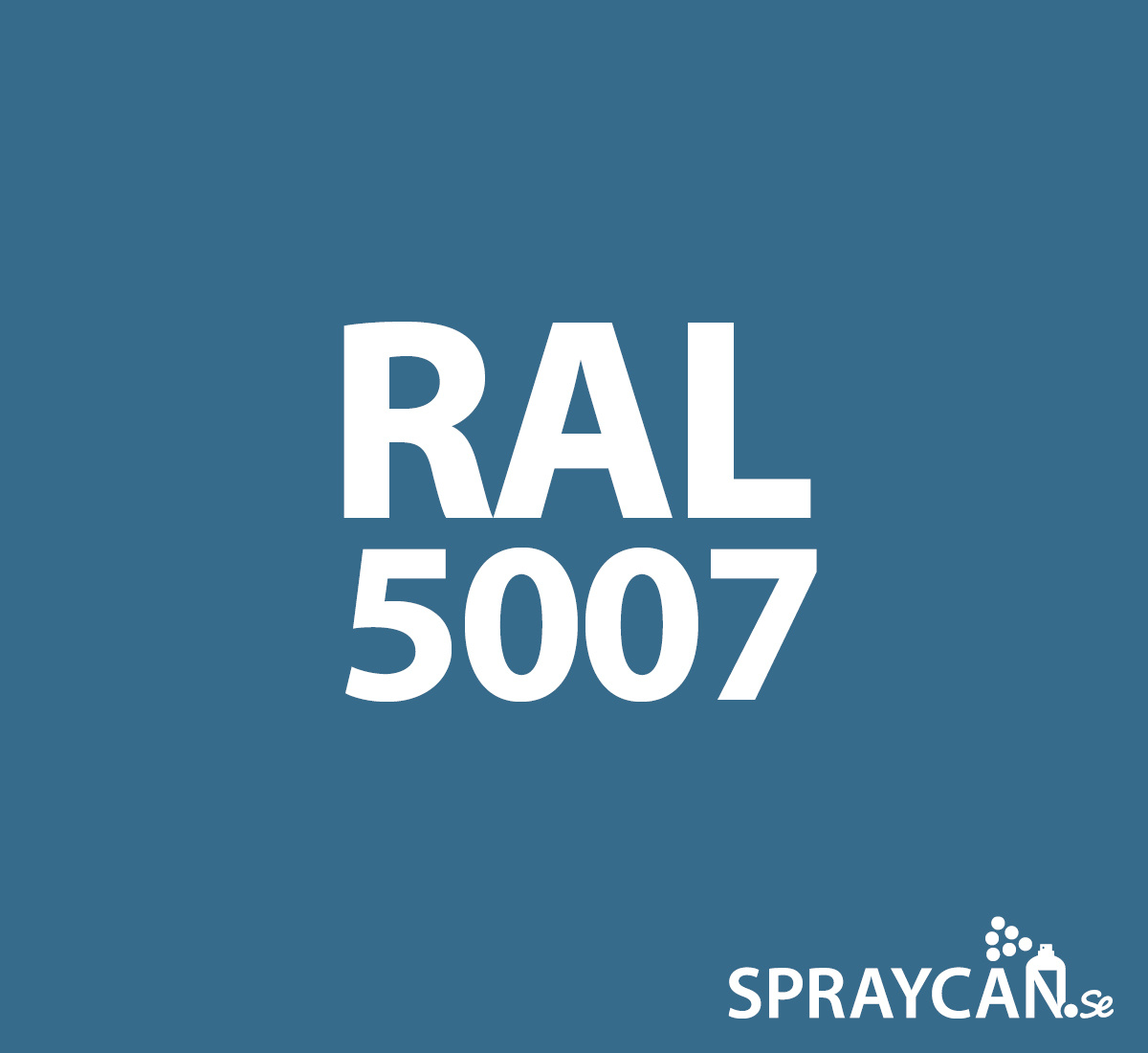 RAL 5007 Brillant Blue | RAL-kulörer på sprayburk