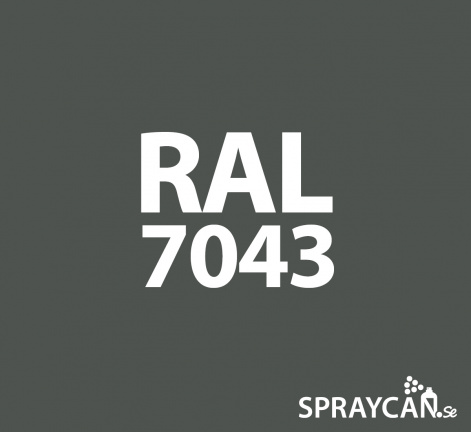 RAL 7043 Traffic Grey B | Köp Sprayfärg hos Spraycan.se