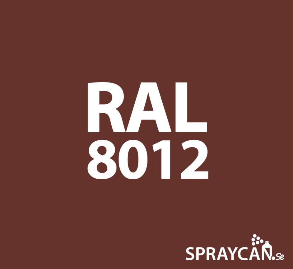 RAL 8012 Red Brown | Sprayfärg i RAL-kulörer
