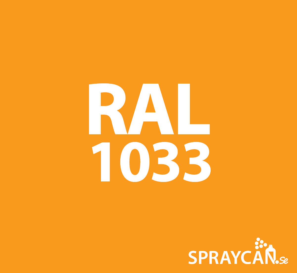 RAL 1033 Dahlia Yellow | Köp Ralfärg hos Spraycan