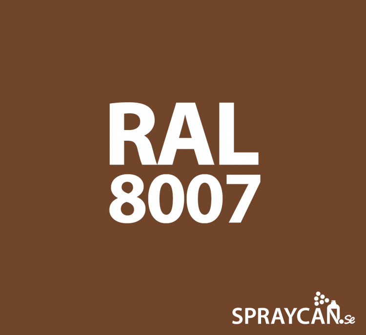 RAL 8007 Dear Brown | Sprayfärg i RAL-kulörer