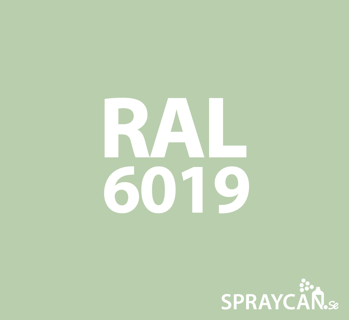 RAL 6019 Pastel Green | Sprayfärg | Spraycan.se