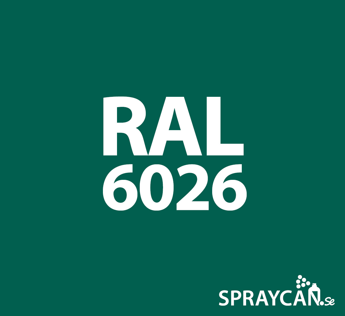 RAL 6026 Opal Green | Sprayfärg i RAL-kulörer hos Spraycan