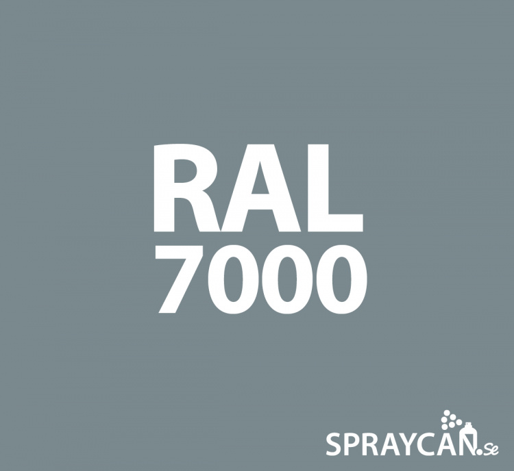 RAL 7000 Squirrel Grey | Högkvalitativ sprayfärg 400 ml