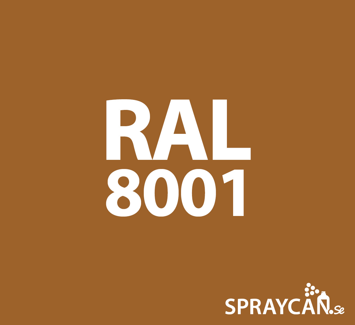 RAL 8001 Ochre Brown | Sprayfärg i RAL-kulör
