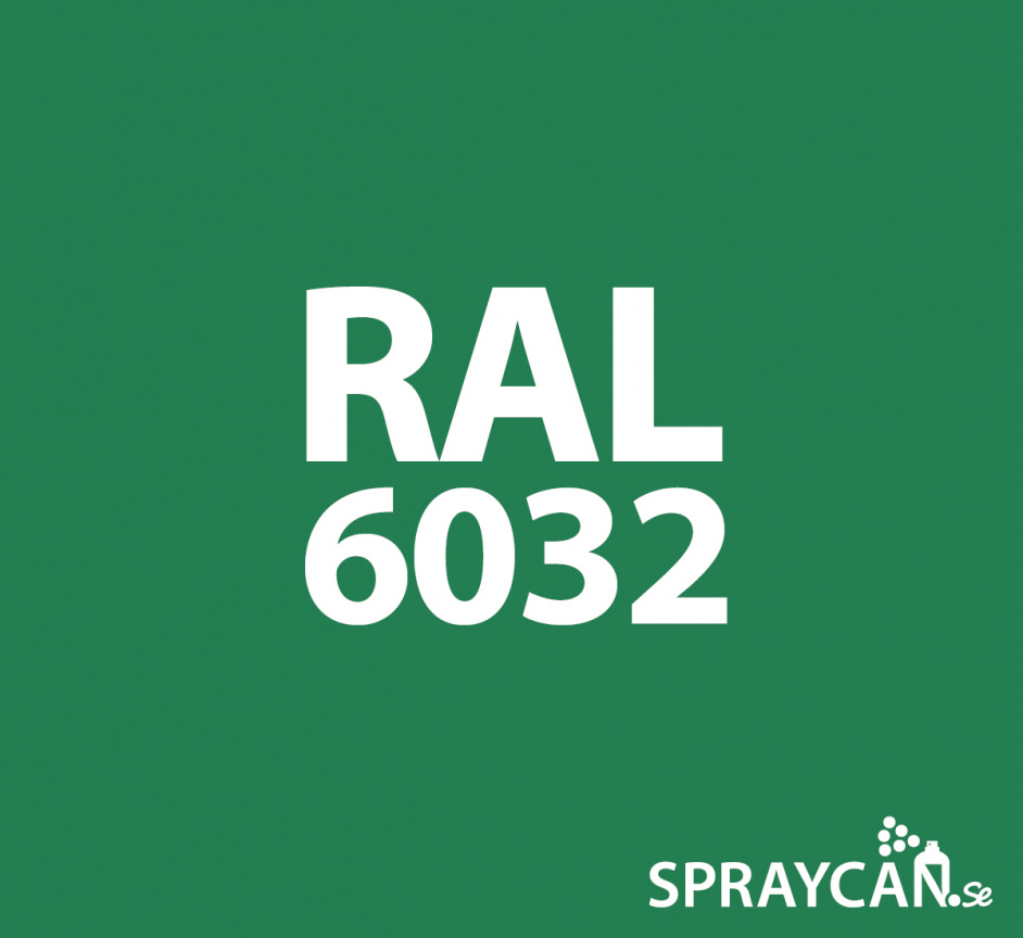 Sprayfärg i RAL-kulörer | RAL 6032 Signal Green