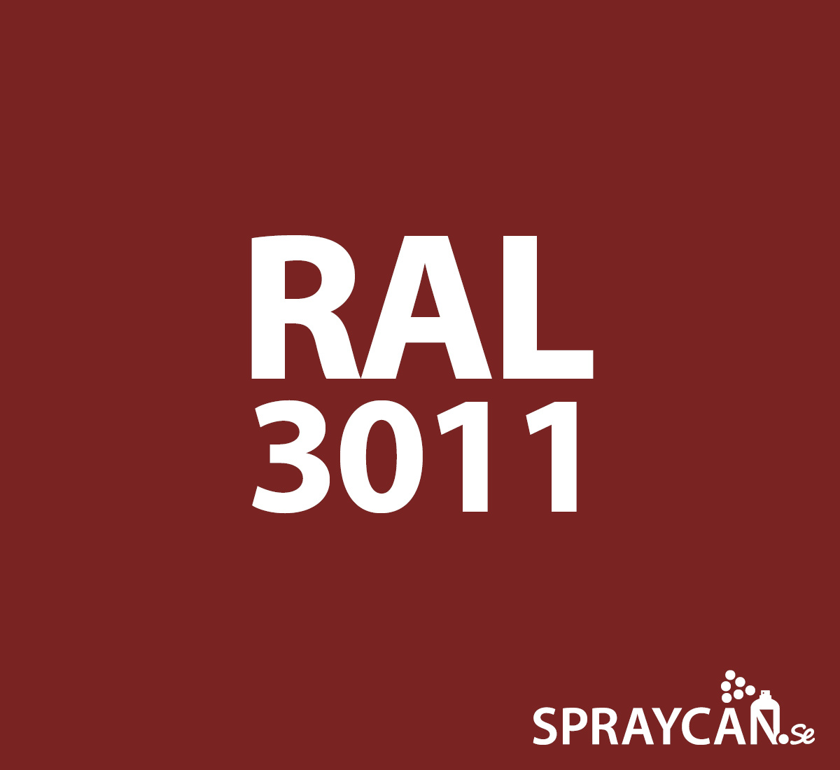 RAL 3011 Brown-red | Sprayfärg i RAL-kulörer