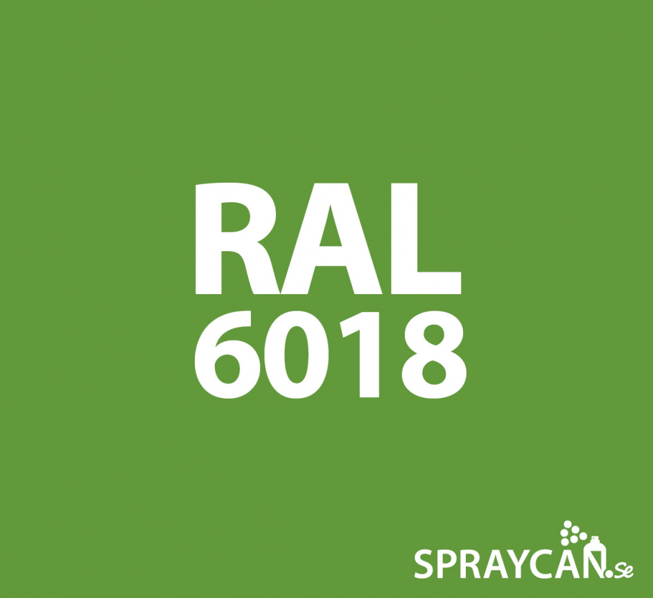 Sprayfärg 400 ml | RAL 6018 Yellow Green