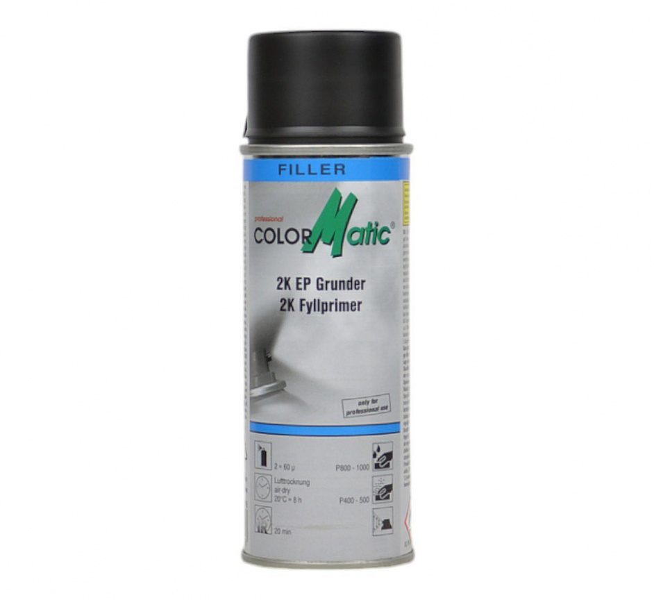 2K Epoxy Primer Filler Svart 200ml | Spraycan.se
