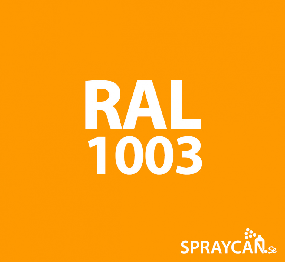 RAL 1003 Signal Yellow | Köp Akrylspray hos Spraycan