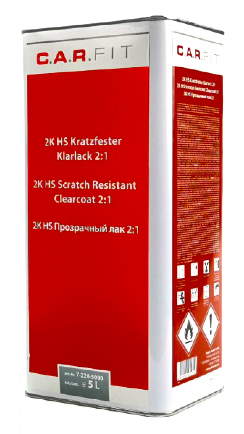 2K Hs Clearcoat 2:1 Scratch Res. In 5 L
