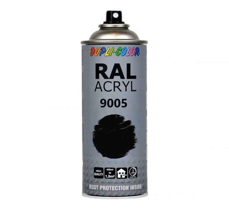 RAL 9005 Matt Deep Black 400 ml | Spraycan.se